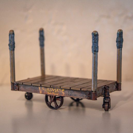 🛒 G Scale / 1:25 Railroad Cart・ STL File for 3D printing・Cults