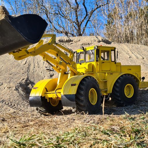 arquivo STL mudrunner k700 kirovets rc tractor loader 🚜 ・design para ...