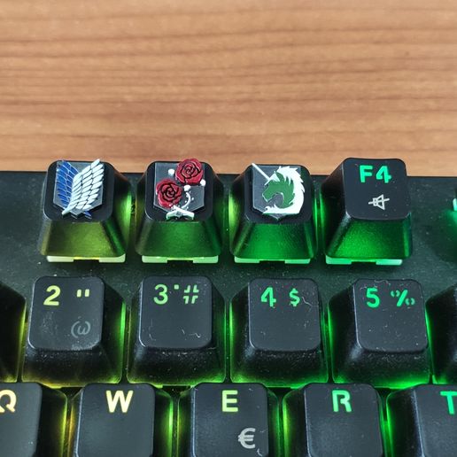 ⌨️ Keycap Shingeki no kyojin, attack on titan・ STL File for ・Cults