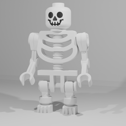 💀 LEGO SKELETON・Free STL File for 3D printing・Cults