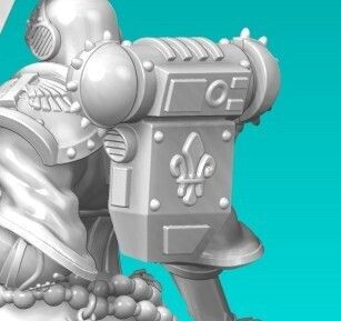 🔫 wargame Faith fighter・ 3D File for 3D printing・Cults