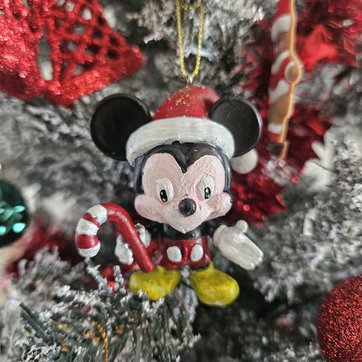 OBJ file Mickey’s Christmas Cheer 🎄 ・3D printable model to download・Cults