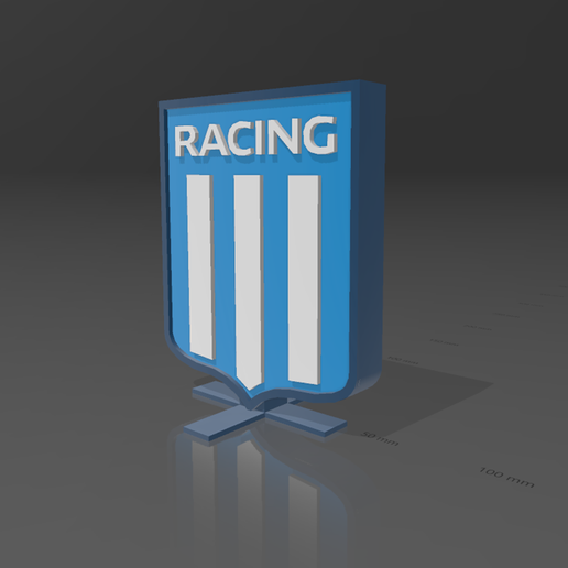 STL file RACING CLUB - LOGO 🏈 ・3D print design to download・Cults
