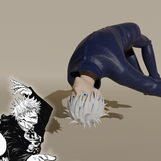 STL file Gojo Satoru Jujutsu Kaisen Figure Floating 🦸 ・Model to ...