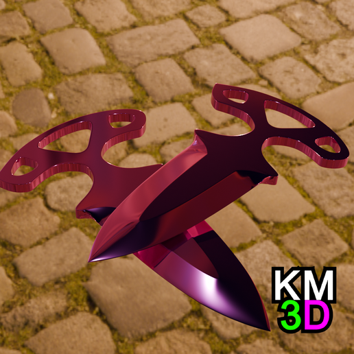 🔪 Counter strike shadow daggers・Free STL File for 3D printing・Cults