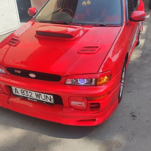📁 Subaru impreza gc/gf Hood Vent / Накладки на капот Subaru impreza GC8 ...