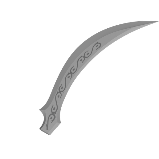 🌙 Moonlight Scimitar (BotW)・Free STL File for 3D printing・Cults