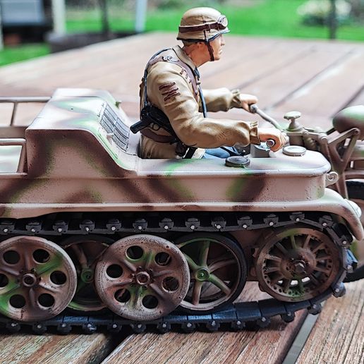 3D printed kettenkrad SdKfz 2 3D print model • made with Anycubic ...
