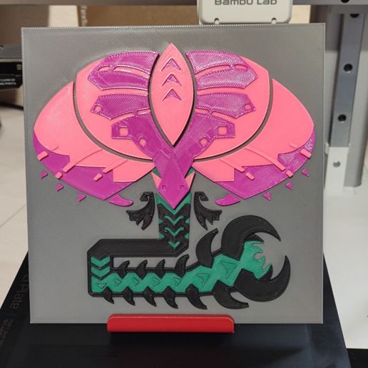 Fichier 3MF HIRABAMI- ICON PLATE FROM MONSTER HUNTER (MULTI COLOR) 👹 ...