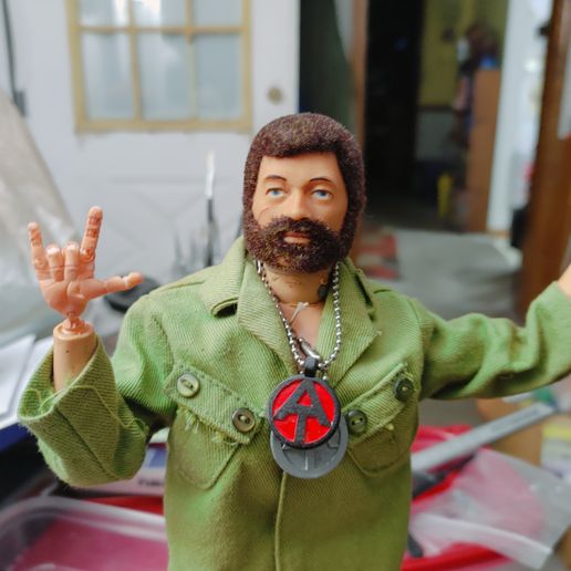 3D print Articulated Poseable Hand • made with Anycubic Mono 4K・Cults