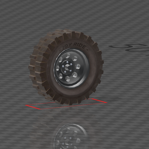 🛞 4x4 Off-Road wheel - Printable STL (tire + modular rim)・ STL File for ...