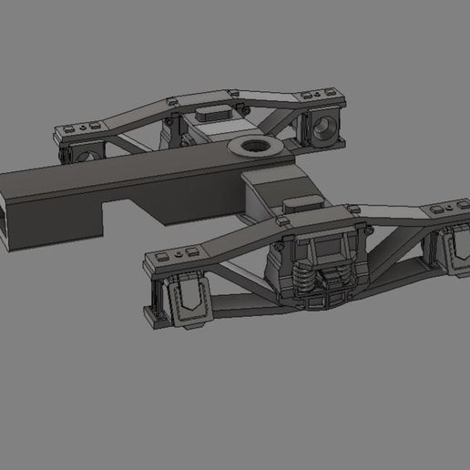 STL file railway bogie type diamond-2 H0 1/87 Scale 🛤️ ・3D printer model to download・Cults