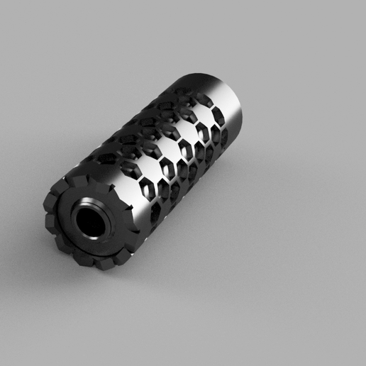 🍯 Honey Badger Amplifier — Compact Airsoft Suppressor Housing・ STL File ...