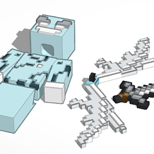 🧸 Minecraft Vex・Free STL File for ・Cults