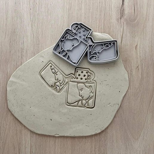 STL file Shikamaru Asuma Lighter Cookie Cutter Naruto 🍪 ・Design to ...