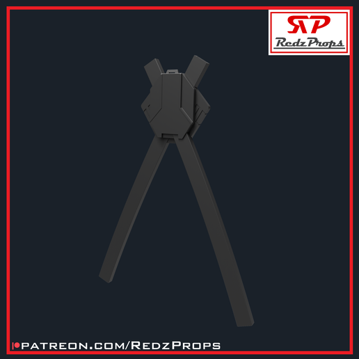 3D file Deadpool 1 Scabbard Cosplay Prop 🖨️ ・3D printable design to ...