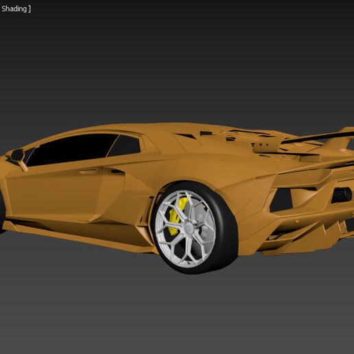 💭 Lamborghini SVJ (Real Scale Model)・ 3D File for 3D printing・Cults