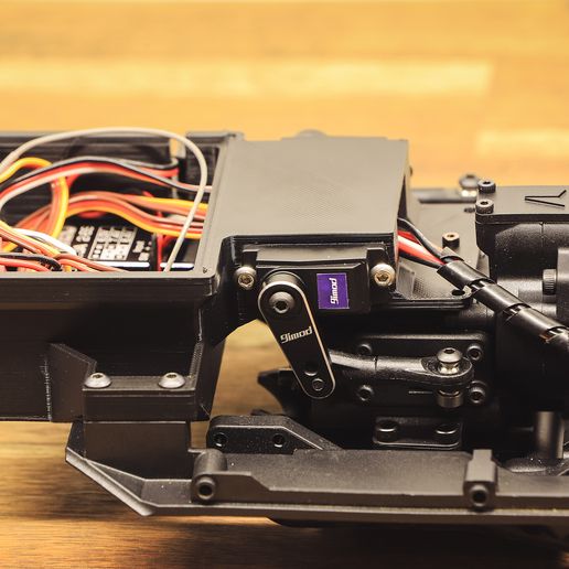 📦 Vanquish H10 Optic VFD Twin Micro Servo Mount/Electrics Box・ 3D File ...