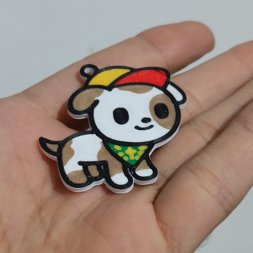 3MF file Luce Dog Friend Keychain Version 🐕 ・3D printer design to ...