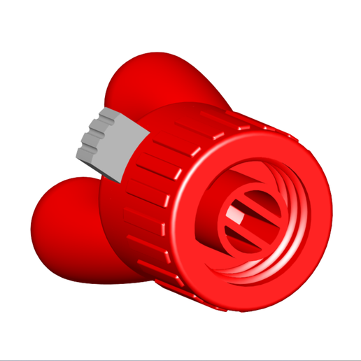 🧢 Double cap for essential oil inhaler, poppers - button・ STL File for ...