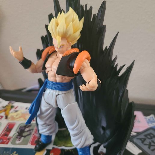🦸 Sh figuarts ssj2 aura effect・Free STL File for 3D printing・Cults