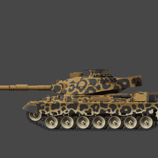 🐆 Leopard 1・ 3D File for 3D printing・Cults