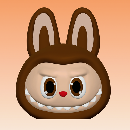 🚸 Labubu Head・ STL File for 3D printing・Cults