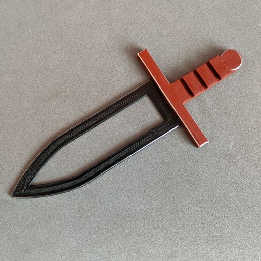 📚 Book divider in the shape of a dagger・Free STL File for 3D printing・Cults