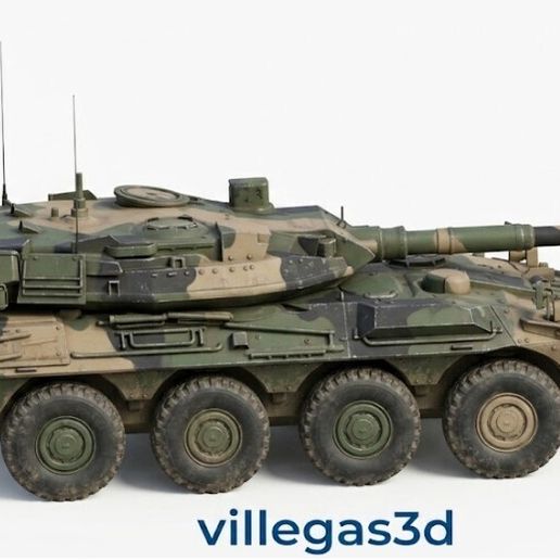 🪖 Centauro Wheeled Tank Destroyer - Italian Armored Vehicle - 3D ...