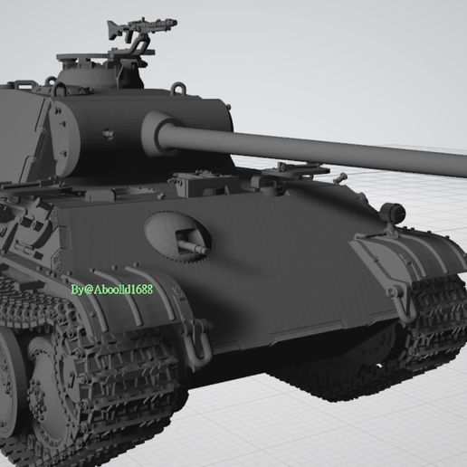 🪖 Panther G Tank Early Production.(STL-144)・ 3D File for 3D printing・Cults