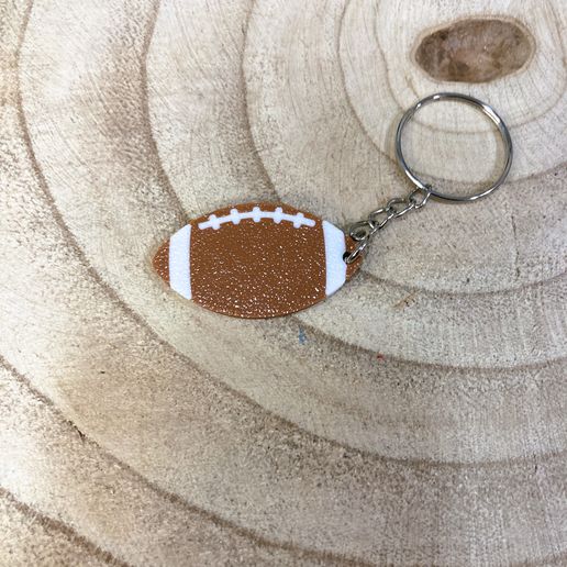 Archivo STL American Footbal Keychain / Llavero Rugby 🗝️ (3MF)・Diseño ...