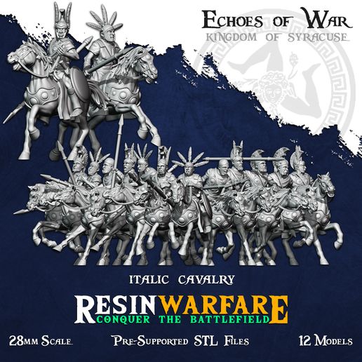 🎲 Echoes of War - Kingdom of Syracuse・ 3D File for 3D printing・Cults