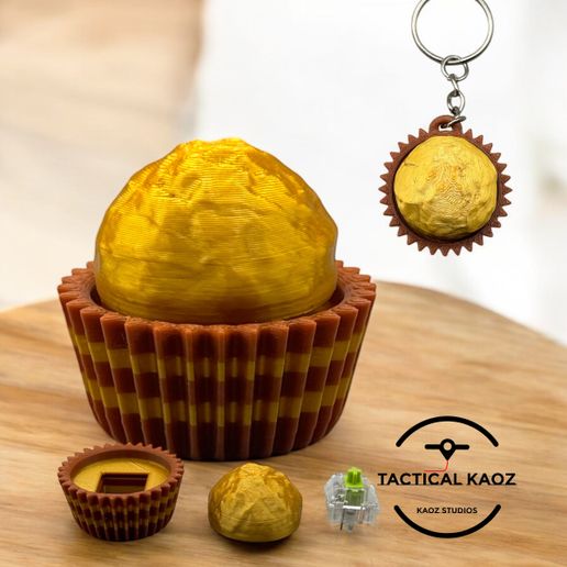 👌 Ferrero Clicker Fidget & Keychain Set・ STL File for 3D printing・Cults
