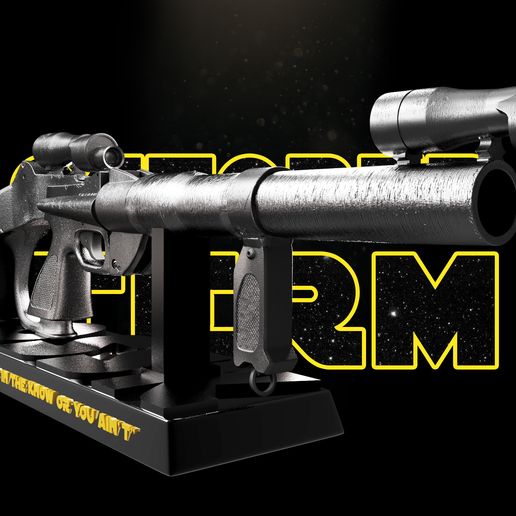 🔫 Bossk Weapon Sculpture - Star Wars 3D Models - Tested and Ready for ...