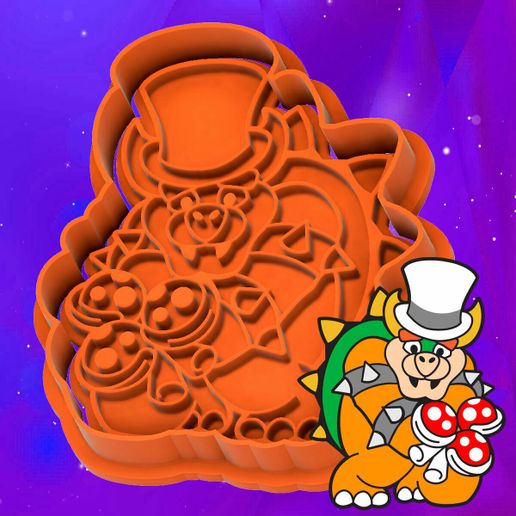 🎬 SET OF 8 SUPER MARIO MOVIE CUTTERS・ STL File for ・Cults