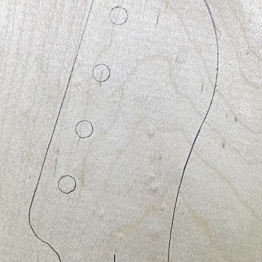 🎸 Fender Telecaster Headstock Luthier Template Tele style・ STL File for ...
