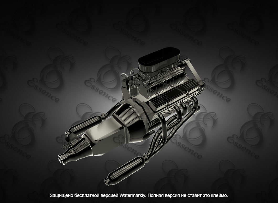Descargar archivo STL Motor V8 • Plan para imprimir en 3D ・ Cults