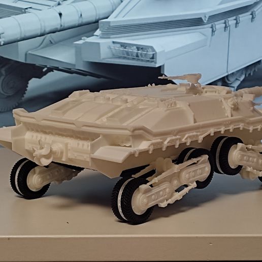 🪖 Straussler MBT - The Ultimate Tank*・ 3MF File for 3D printing・Cults