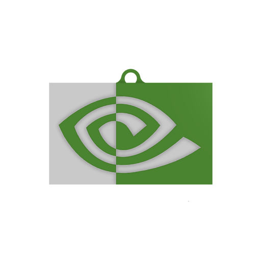 🗝️ Nvidia keychain・Free STL File for 3D printing・Cults
