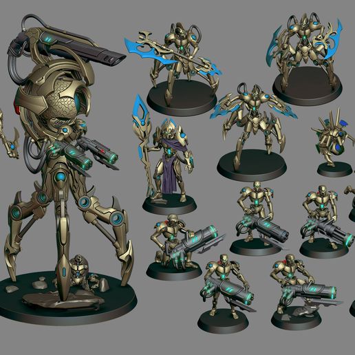 ♟ Criptors Army: Volume 1・ 3D File for 3D printing・Cults