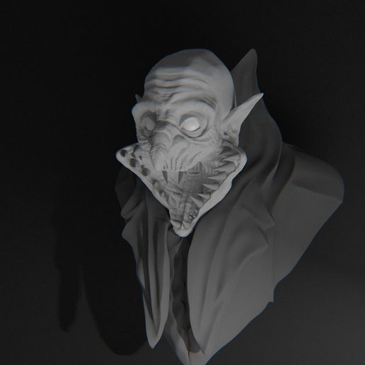 Archivo STL Nosferatu Vampire bust 🧛 ・Objeto para impresora 3D para descargar・Cults