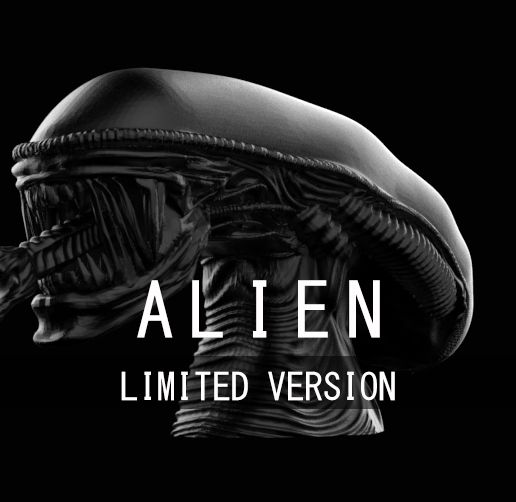 👽 Alien・ STL File for 3D printing・Cults