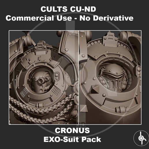 ♟ Cronus Exo-Suit Pack Uso comercial・Archivo 3D para Impresión 3D・Cults