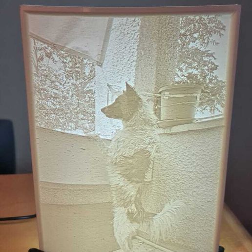 🪞 Lithophane Display Stand・ STL File for 3D printing・Cults