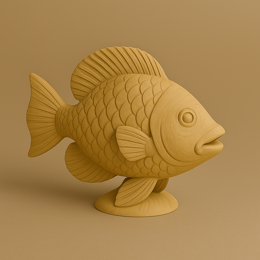 🐠 Realistic Fish 3D Model | Aquatic Figurine STL・ STL File for 3D ...