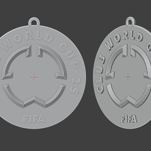 🗺️ Club World Cup 25 Keychain・ STL File for 3D printing・Cults