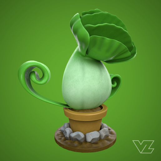 🦸 Bonk Choy - Plants vs Zombies・ 3D File for 3D printing・Cults