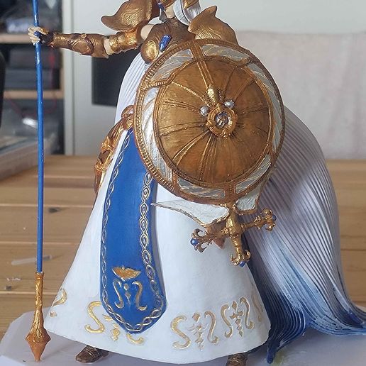 🗿 Final Fantasy XIV - Halone・Archivo STL para Impresión 3D・Cults