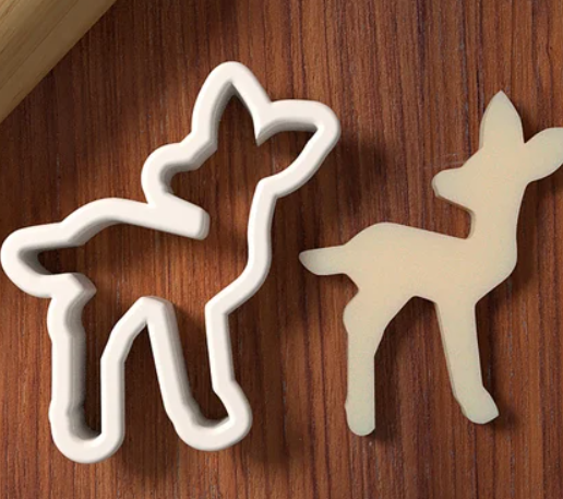 STL file young deer cookie cutter 🦌 ・3D printer model to download・Cults