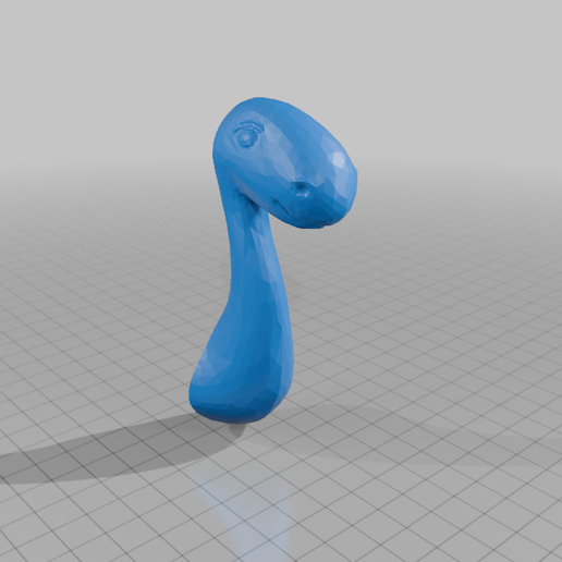 🦖 Long Neck Dinosaur Mini Bic Buddy・Free 3D File for ・Cults